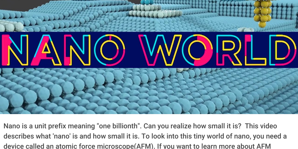 Nano World - What is NANO? How small is nano? by Paul Stevens - Infogram