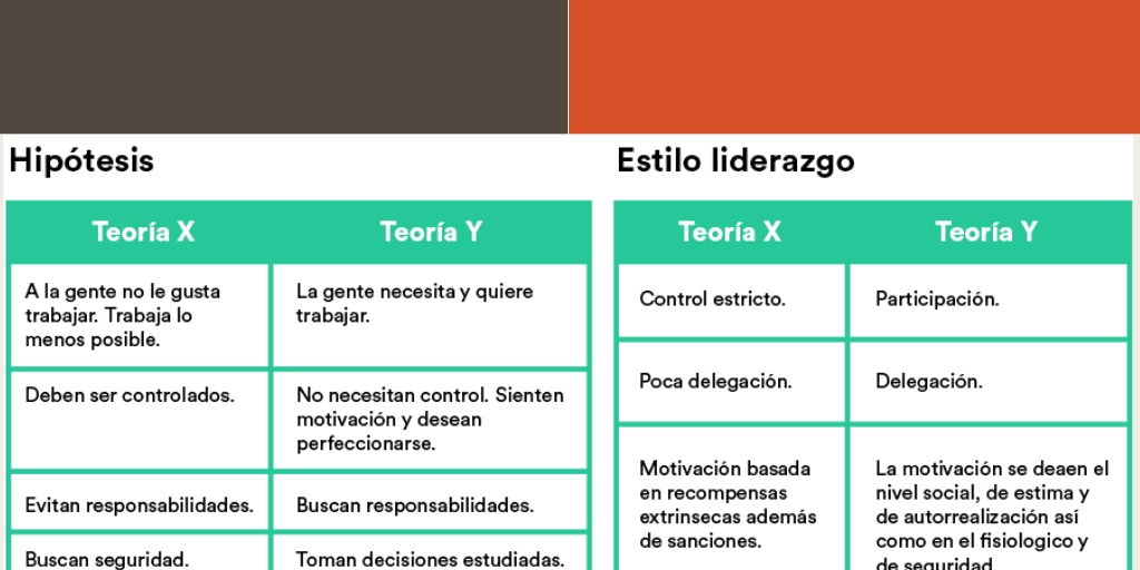 INFOGRAFIA TEORIA X y Y - Infogram