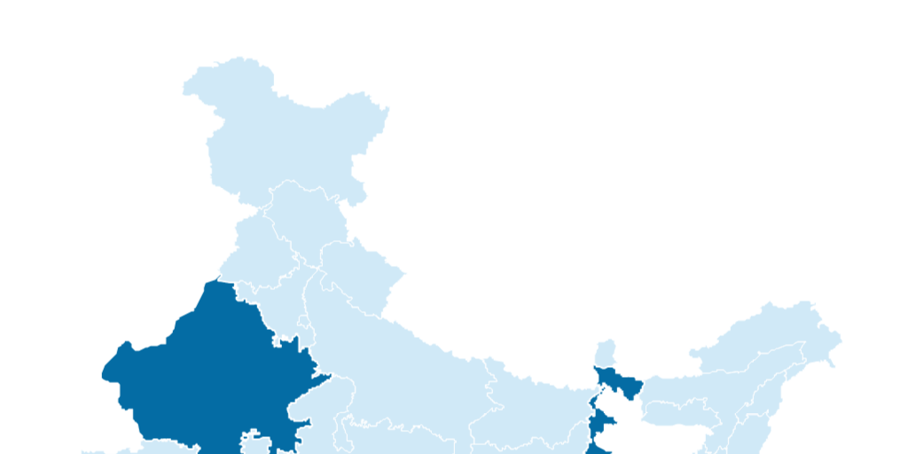 Map for One-Pager by Aadhaar Observatory - Infogram