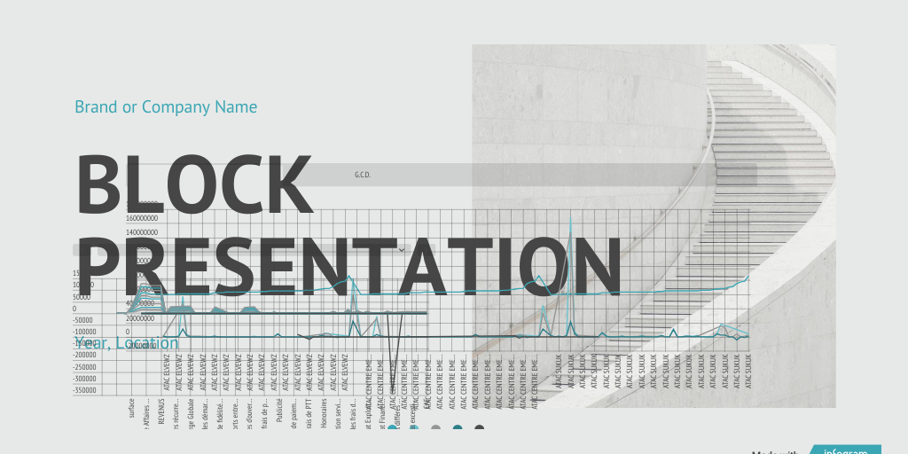 Teal Blocks by Eric Guilbert - Infogram