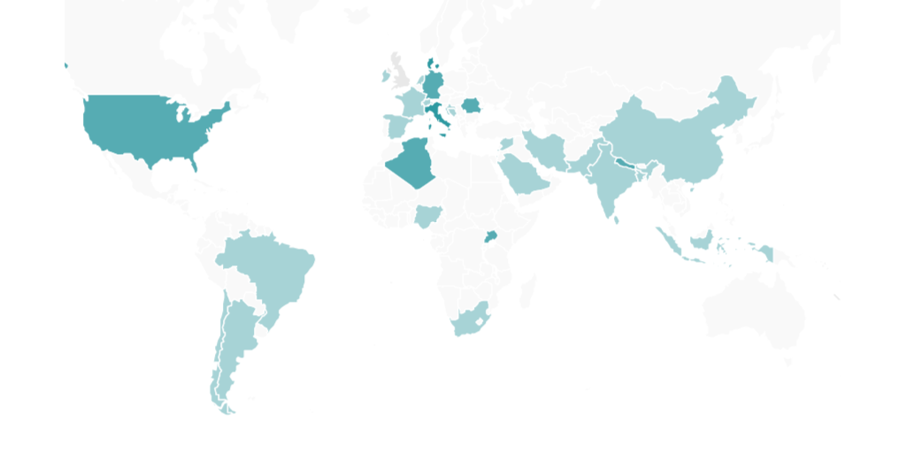 Copy: World Map by Natasha Bettell - Infogram