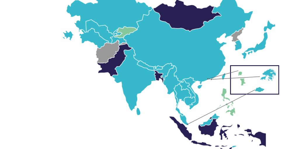 Asia Interactive Map by VIXIO Regulatory Intelligence - Infogram