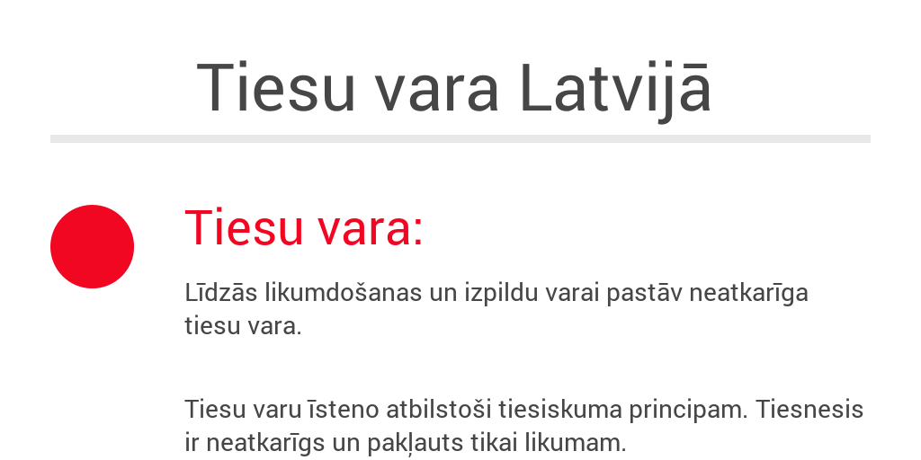 Tiesu vara Latvijā by Anna Kitajeva - Infogram