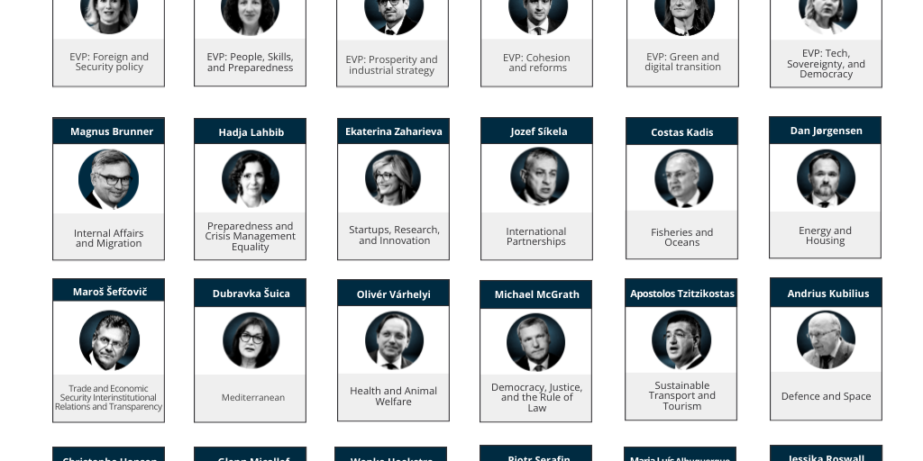 The new commission: Organisation chart by Euractiv - Infogram