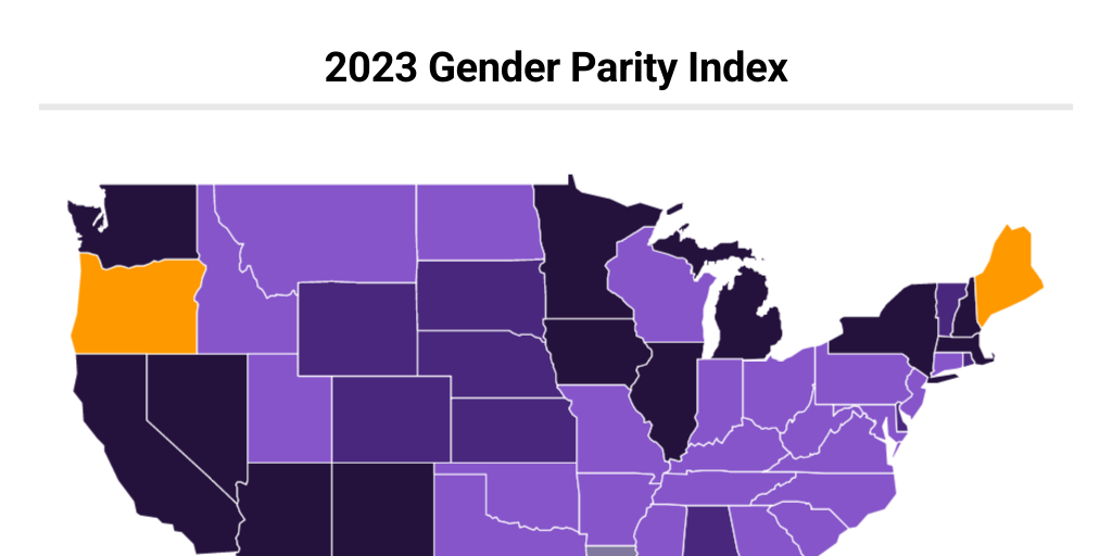 2023 GPI Map by RepresentWomen - Infogram