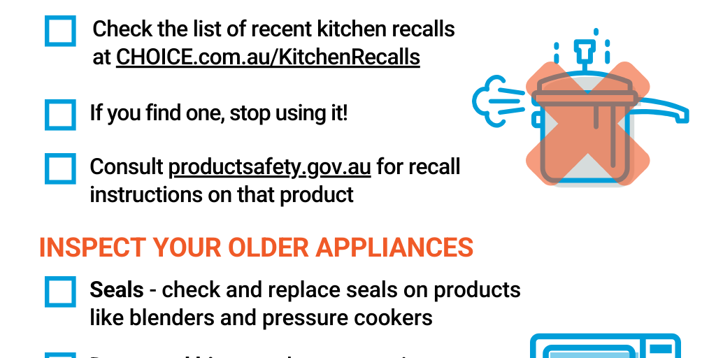 Kitchen Safety Checklist by CHOICE Editorial - Infogram