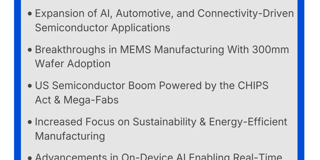 6 Semiconductor Trends in 2025 by Techopedia - Infogram