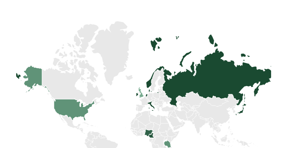 World Map of persons with Albinism by BSam Productions - Infogram