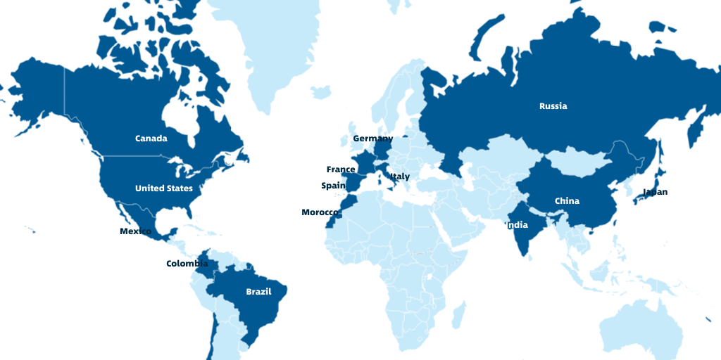Map of work - Infogram
