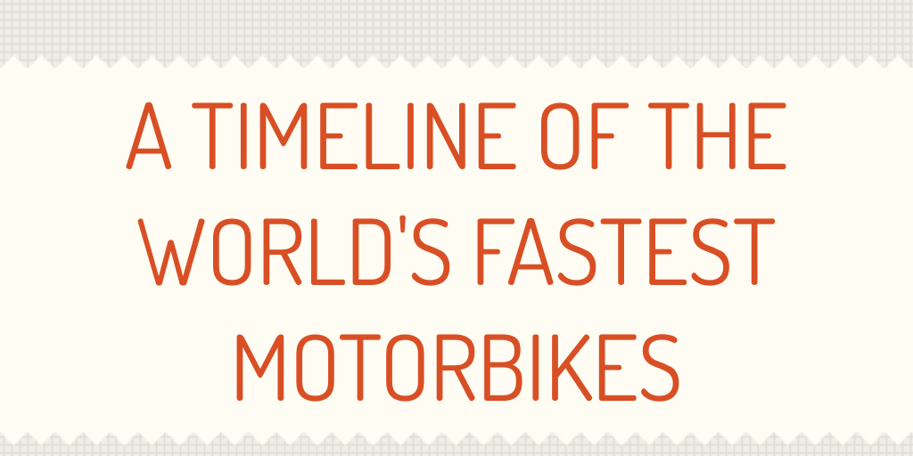 A timeline of the world's fastest motorbikes by apmotorcycles - Infogram