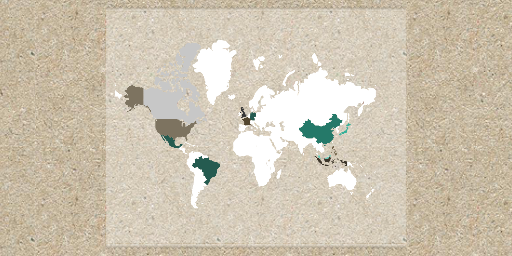 top 20 countries with the most starbucks locations - Infogram