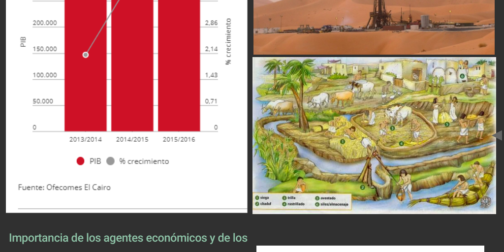 Actividades económicas de Egipto by Sebastián BARNETT MUÑANTE - Infogram