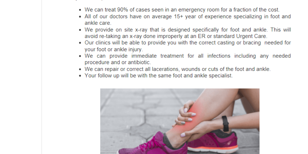 Urgent Care For Feet - Emergency Services for Sprains, Strains & Broken ...