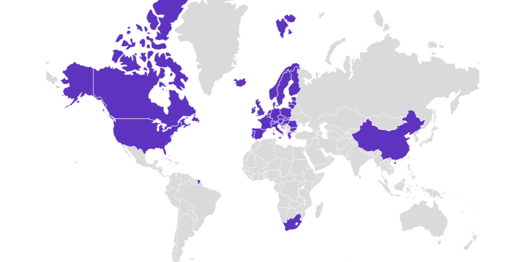 Covid-19 map by Clarivate Marketing Team - Infogram