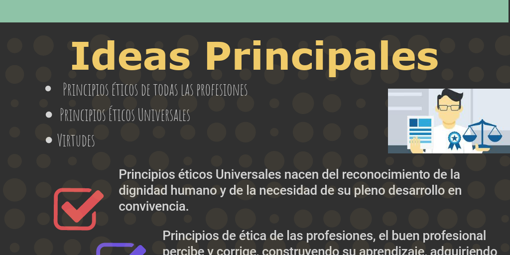 Ideas principales de los principios by Ingrid Sandoval - Infogram