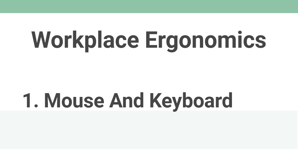 Workplace Ergonomics Infographic by liam senechal - Infogram