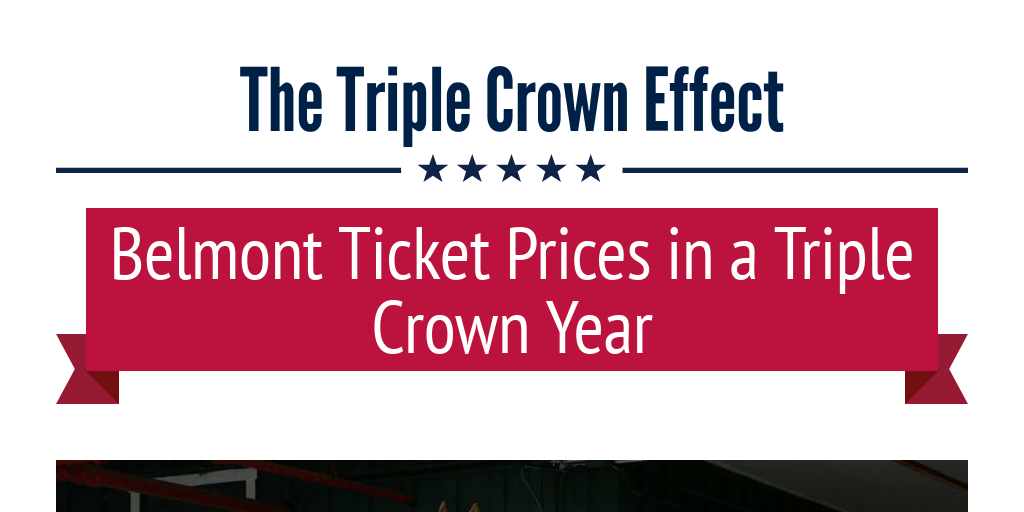 The Triple Crown Effect | Ticket Prices | Vivid Seats - Infogram