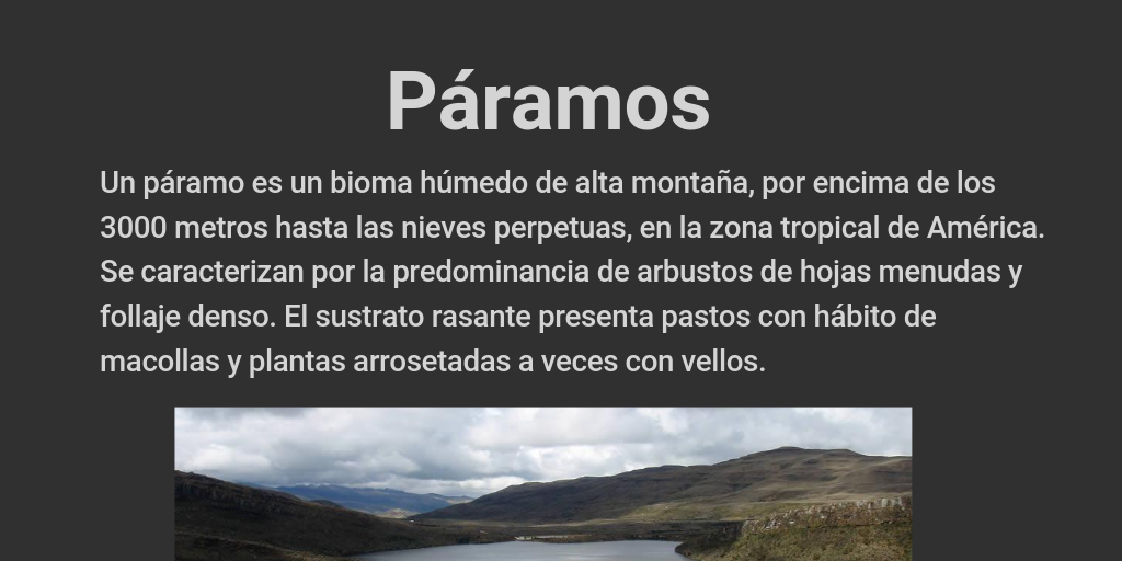 Infografia Paramos - Infogram