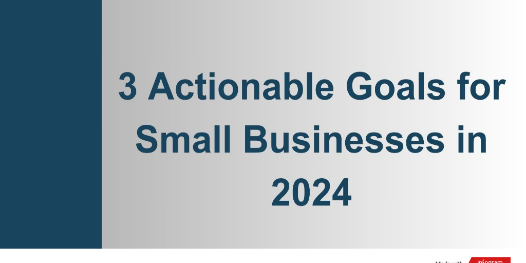 3 Actionable Goals for Small Businesses in 2024.ppt by Web Theory ...