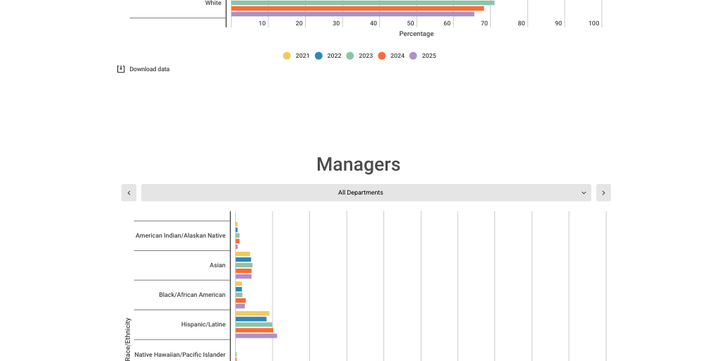 2025 Employee Race/Ethnicity by Job Classification Level by Department ...