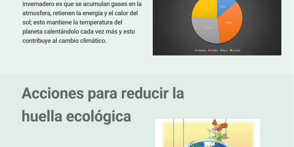 Mis acciones para cuidar el medio ambiente - Infogram