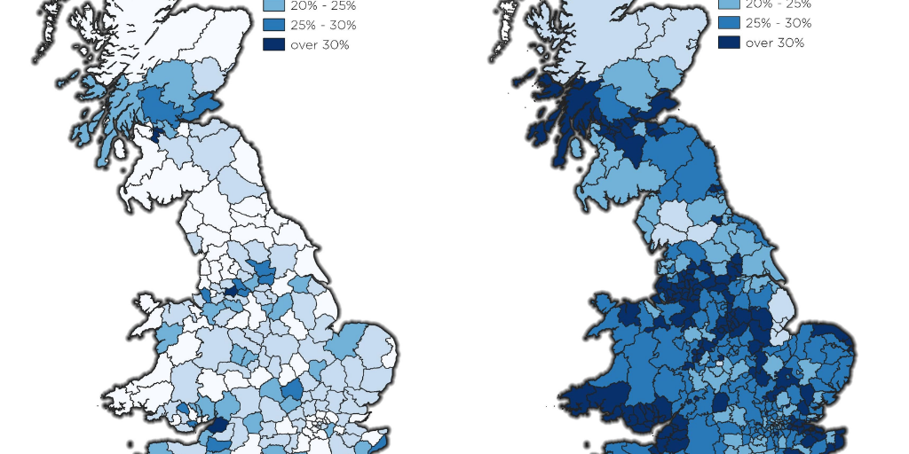 Local Housing Allowance: what can claimants afford? maps 1 by ...