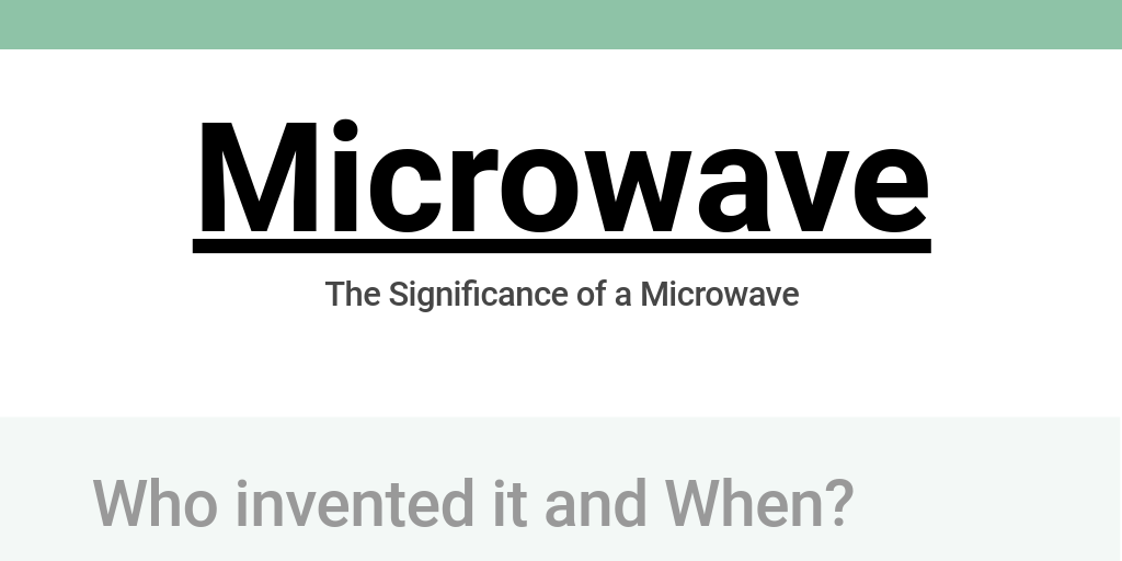 Microwave Project - Infogram
