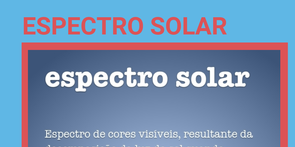 Espectro Solar - Infogram