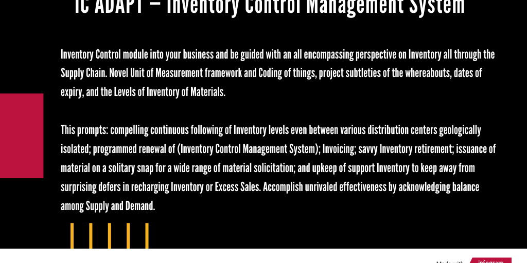 IC ADAPT — Inventory Control Management System - Infogram