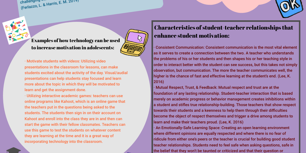 Motivating Students Infographic by Aya Abdelhamid - Infogram