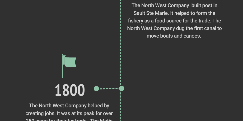 Timeline Dark Infographic by Matteo Vella - Infogram