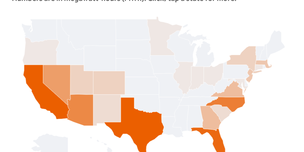2022 Solar Power Generation Map - Infogram