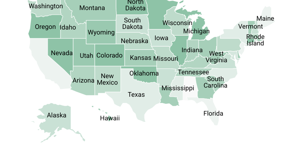 USA Map by Renu Berg - Infogram