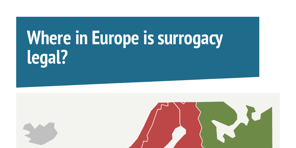 Surrogacy map - Infogram