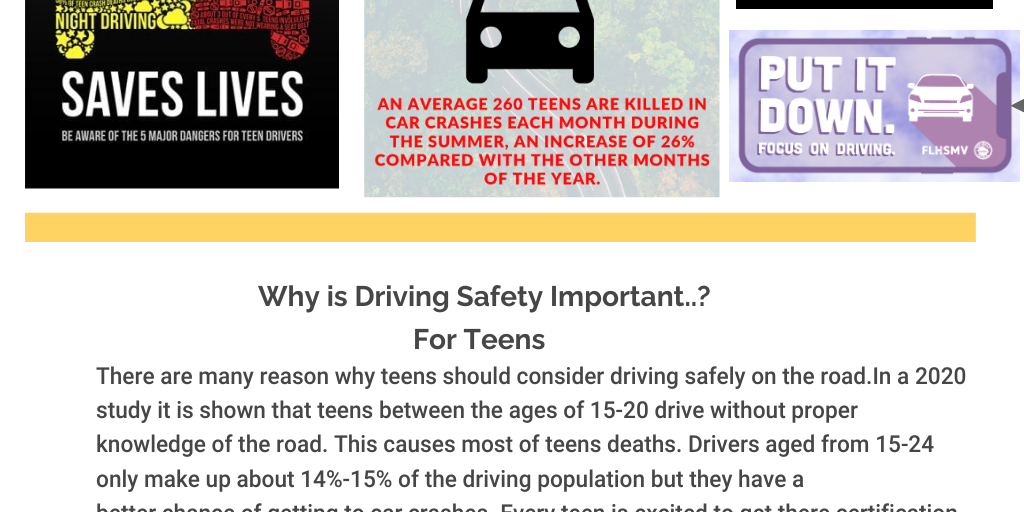 Safe Driving For Teens Psa Poster Project By Mikayla Patterson Infogram