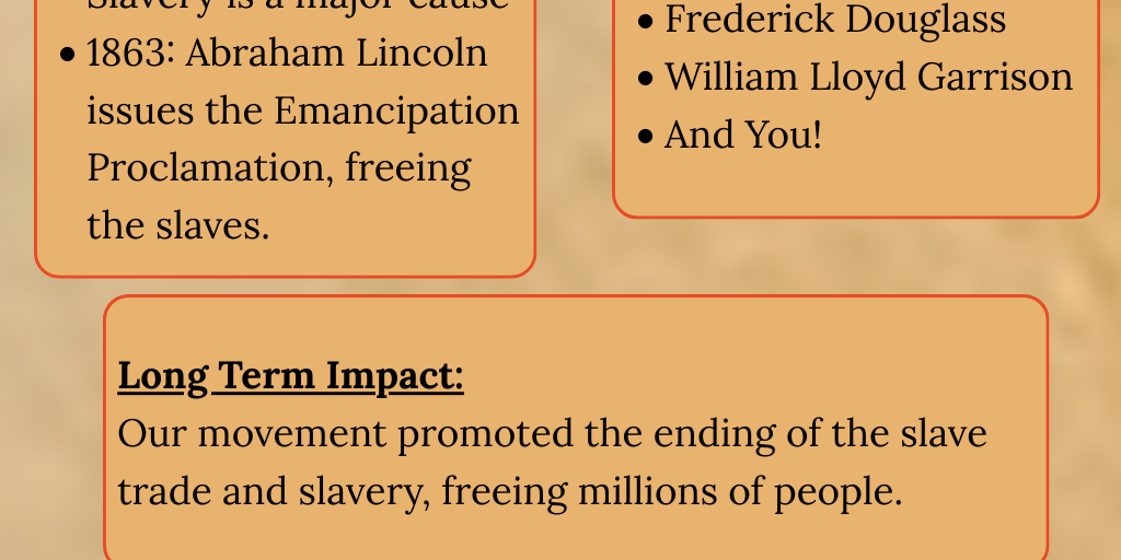 Abolitionism - Infogram