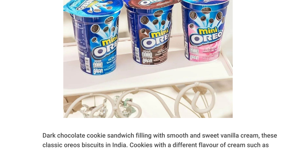 Oreos Biscuits by Snack Zack - Infogram