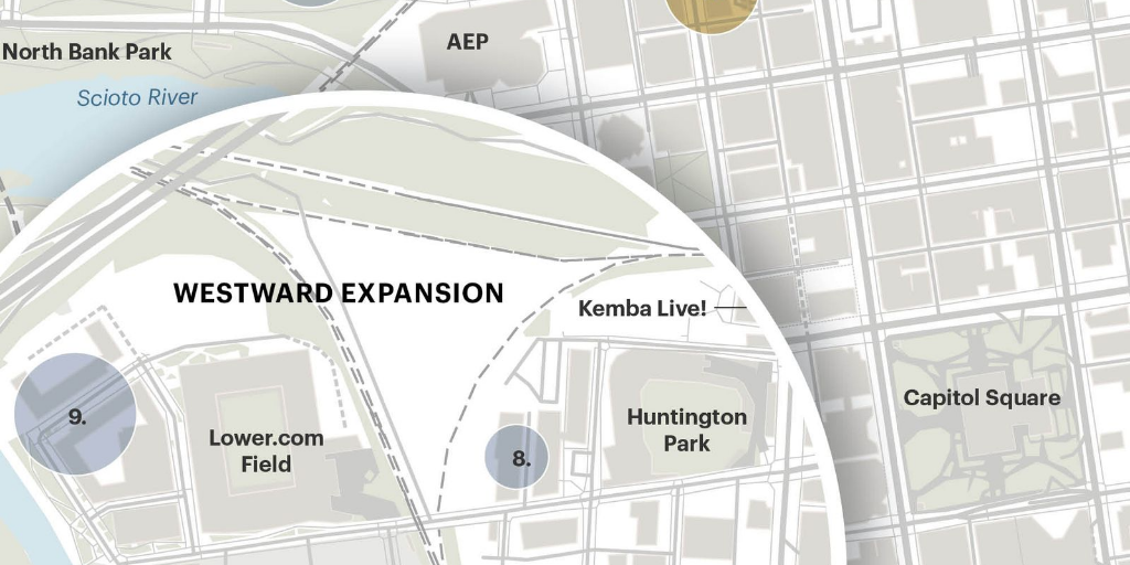 CBF: Arena District Map by Columbus - Infogram