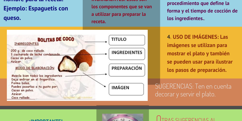 TEXTOS INSTRUCTIVOS: LA RECETA DE COCINA by Maciel Castaño - Infogram