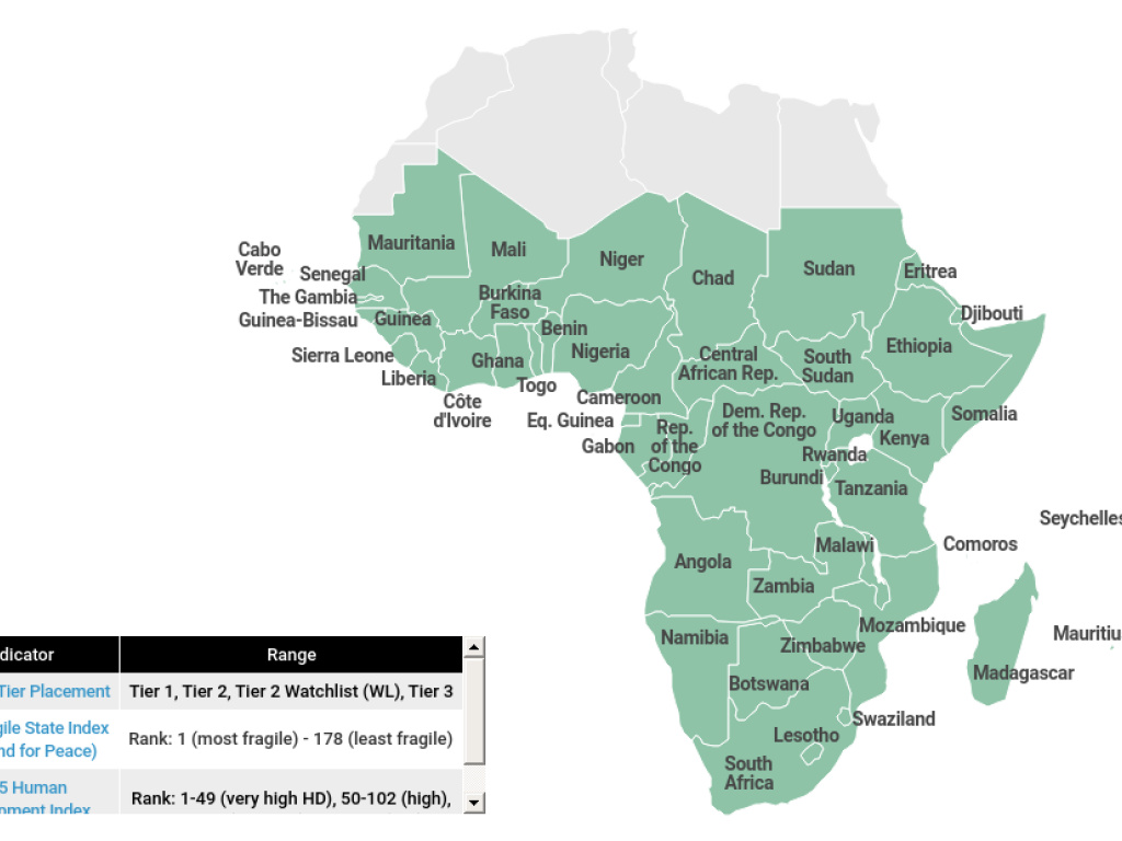 Map of SSA - Infogram