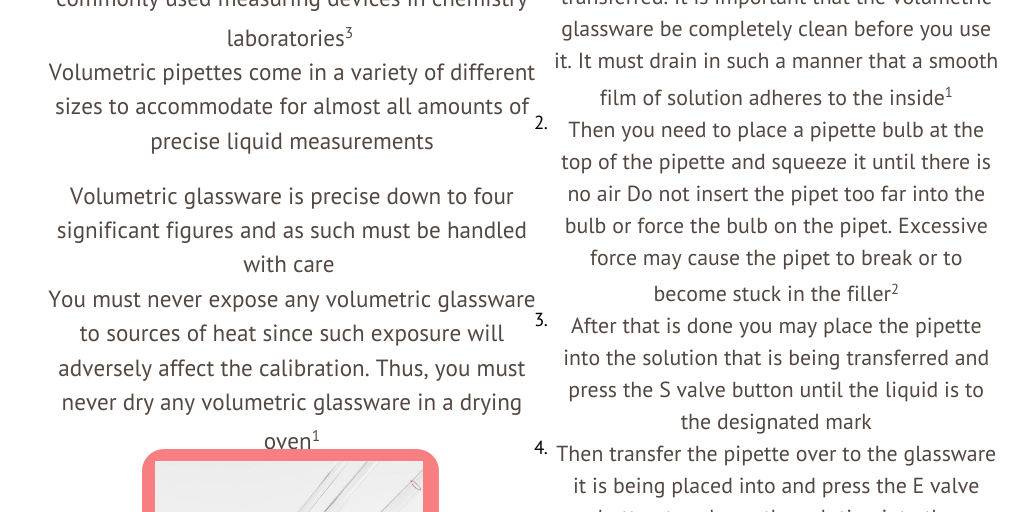 Infographic on volumetric pippeting by jon simpson - Infogram