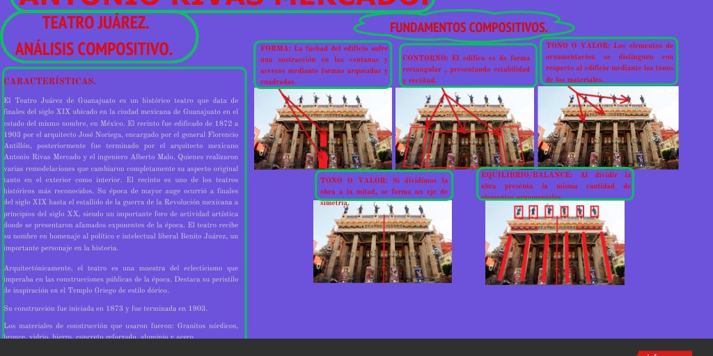 Análisis Arquitectónico de Antonio Rivas Mercado. by Randy Jesus Canche ...
