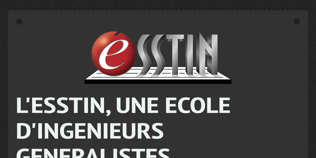 Infographie ESSTIN - Infogram