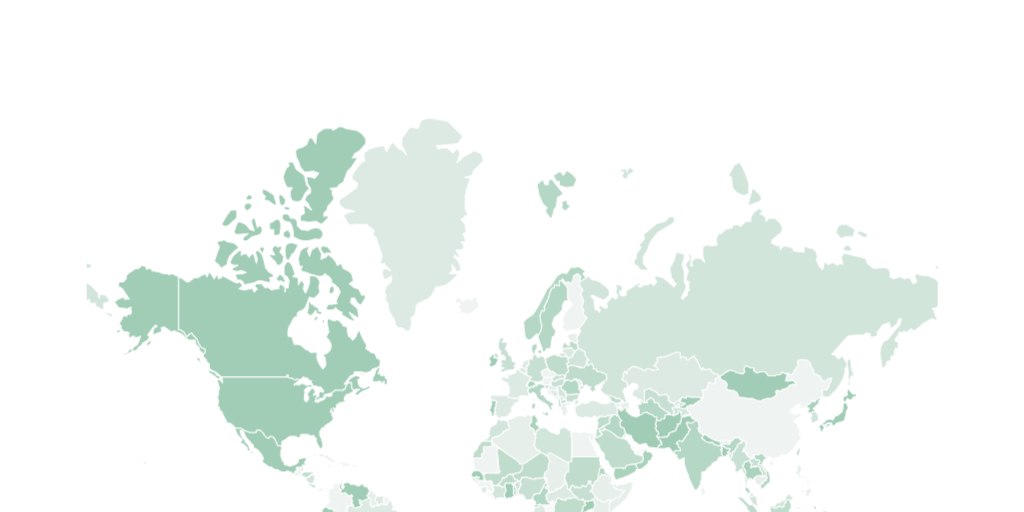 World Map Heatmap By Boworntad Thawornwisuthikul Infogram