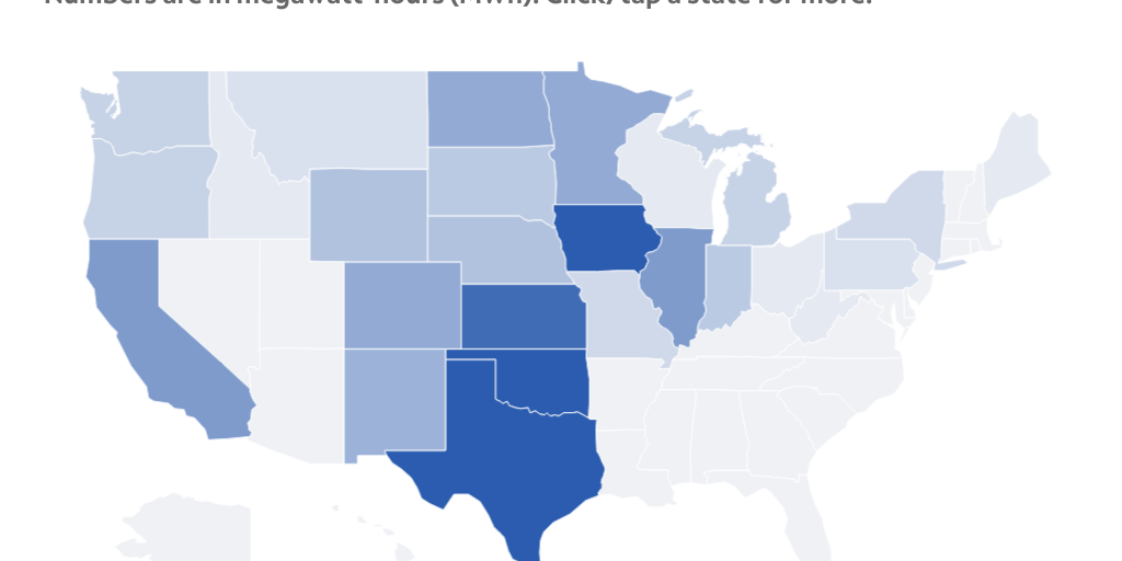 2022 Wind Power Generation Map - Infogram