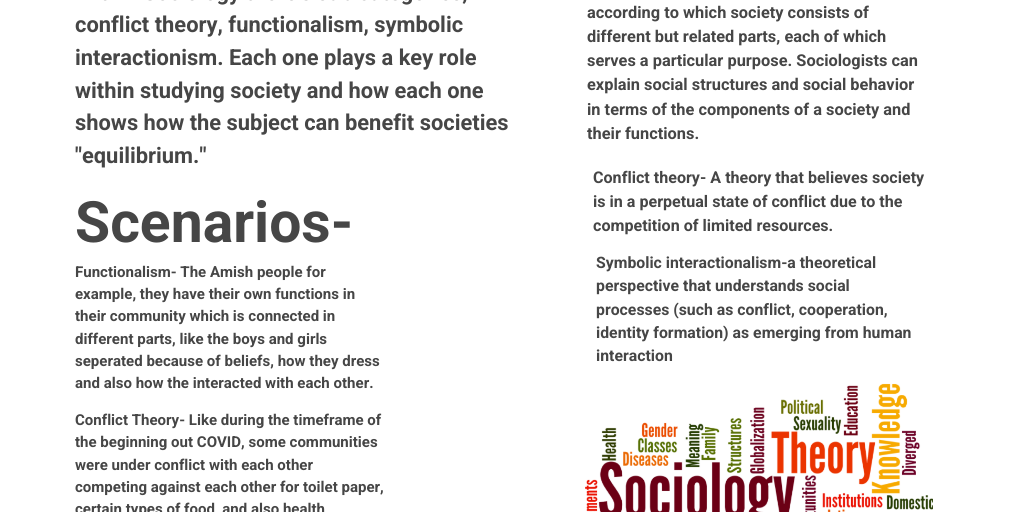 Sociology Infographic by Zachary Bridges - Infogram