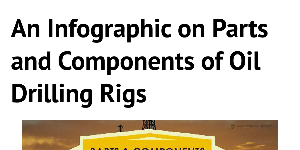 An Infographic on Parts and Components of Oil Drilling Rigs - Infogram