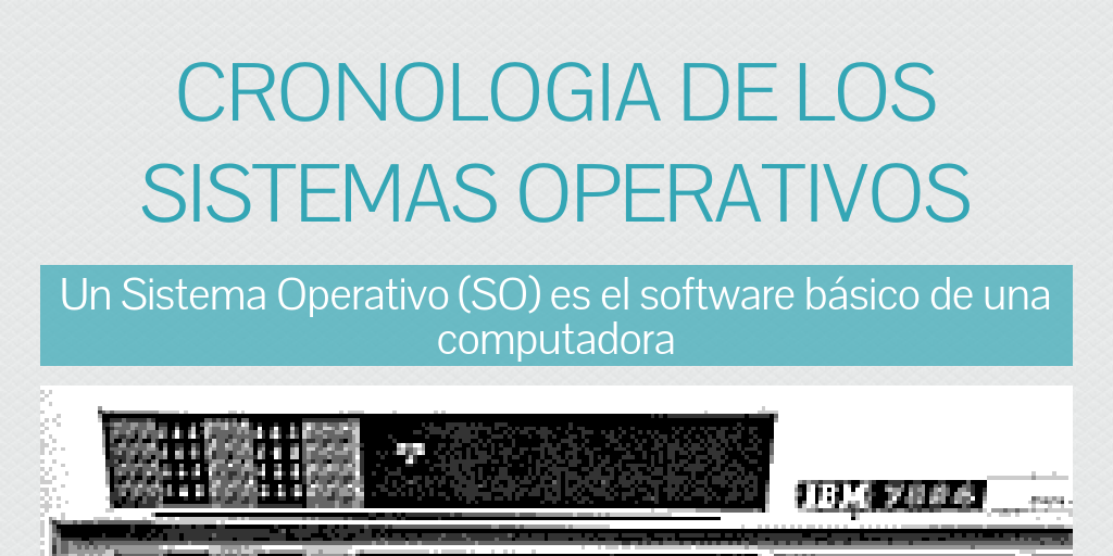 Cronologia de los sistemas operativOs by Jaime antonio D Foy - Infogram
