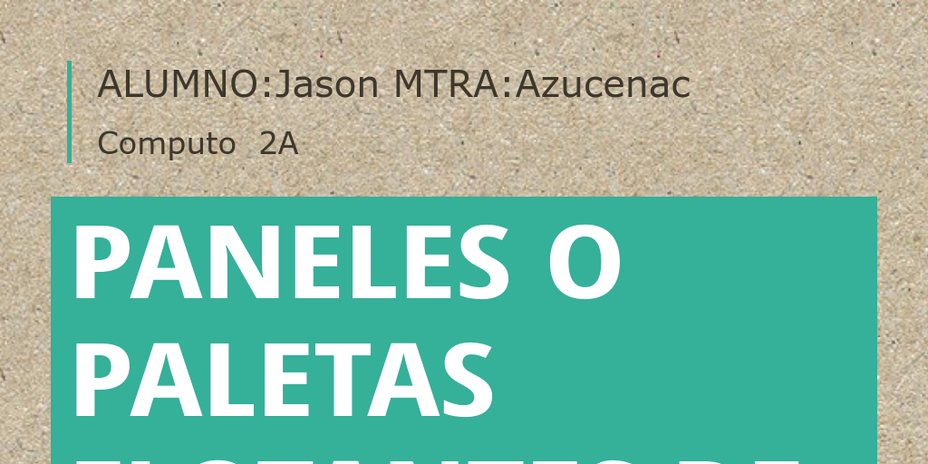 paneles o paletas flotantes de photoshop! by Jaysi Califas - Infogram