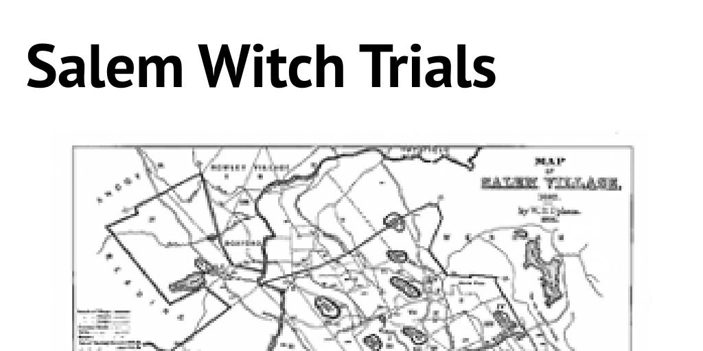Salem Witch Trials - Infogram
